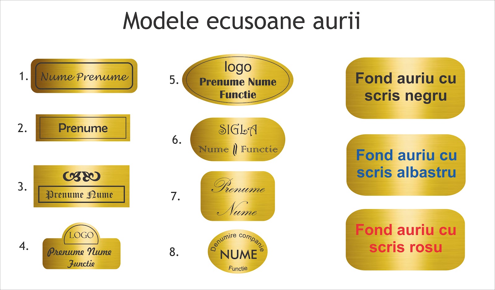 ecusoane: Modele ecusoane
