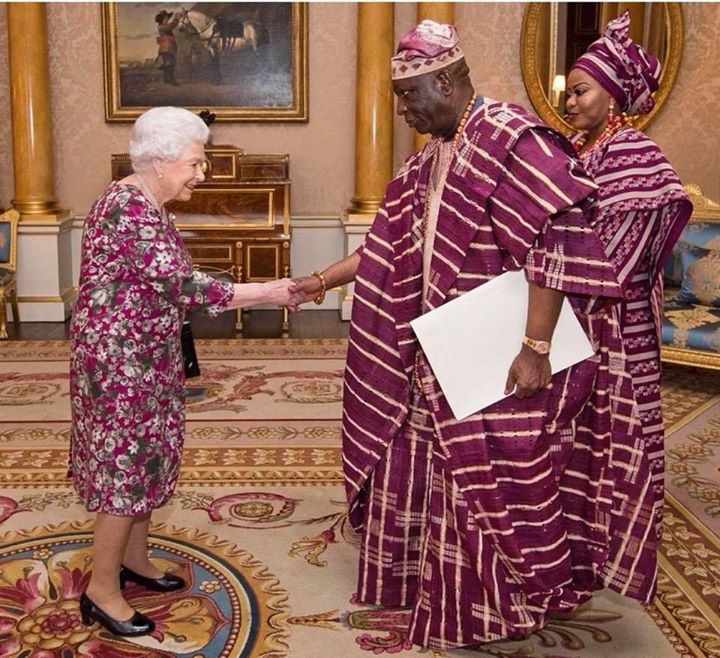 Maestro's Media: WHEN JUSTICE GEORGE OGUNTADE & WIFE VISITED THE QUEEN ...