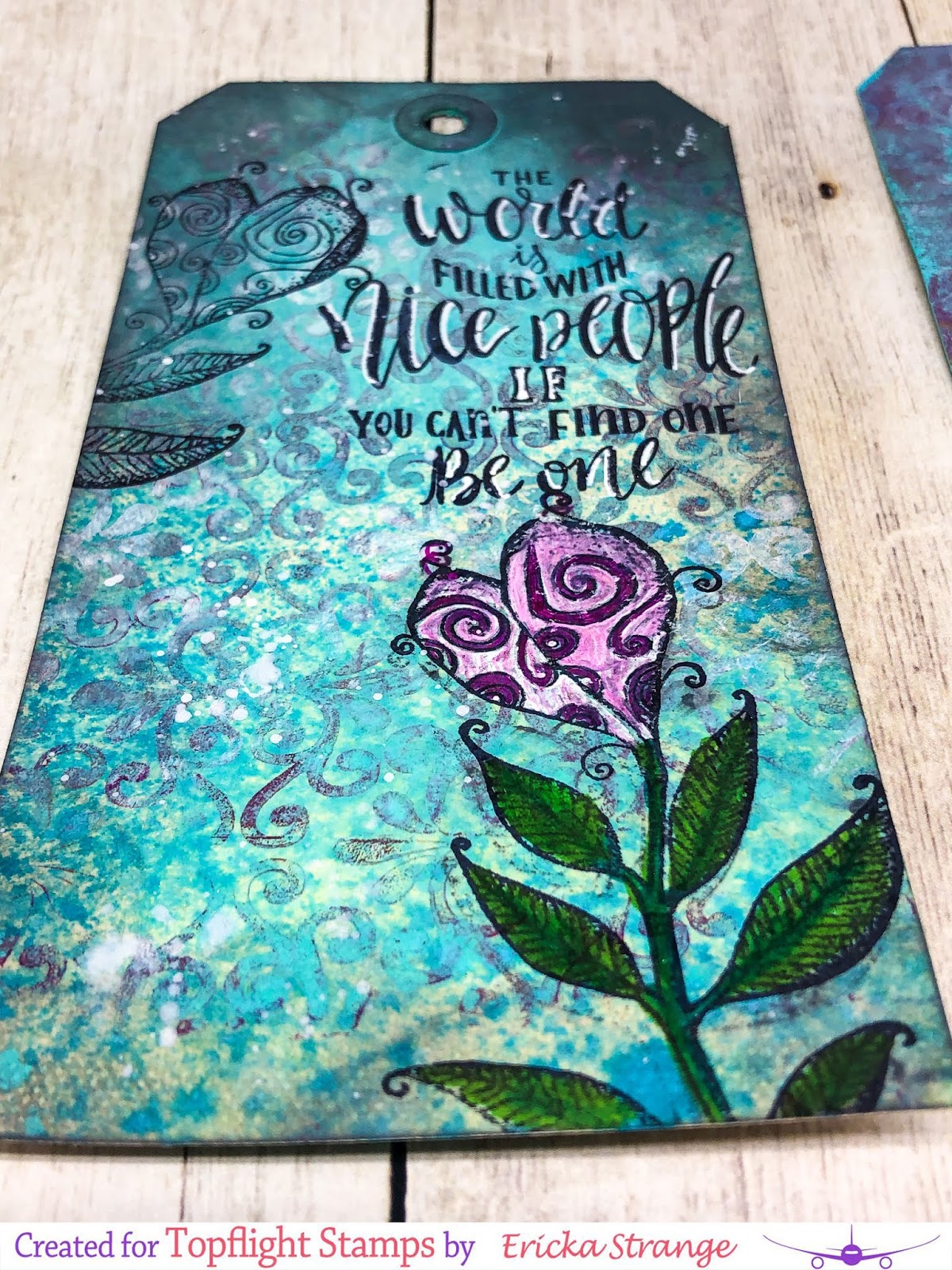 Topflight Stamps: Texture Plate Tags