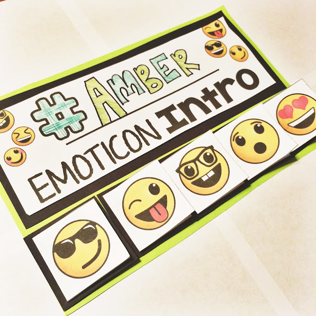 Emoji Intro Back to School! - SSSTeaching