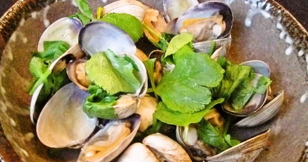 Recipes for Tom: Asari no sakamushi / steamed clams with sake