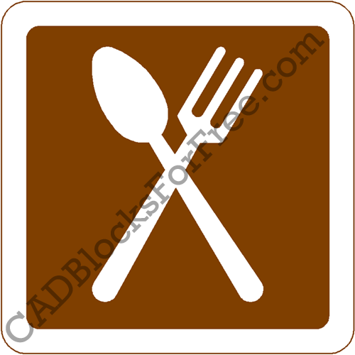 CADBlocksForFree.com: British Tourism Signs (Brown)