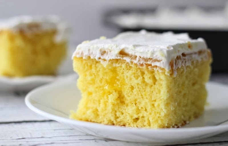 Lemon Poke Cake - Cook'n is Fun - Food Recipes, Dessert, & Dinner Ideas