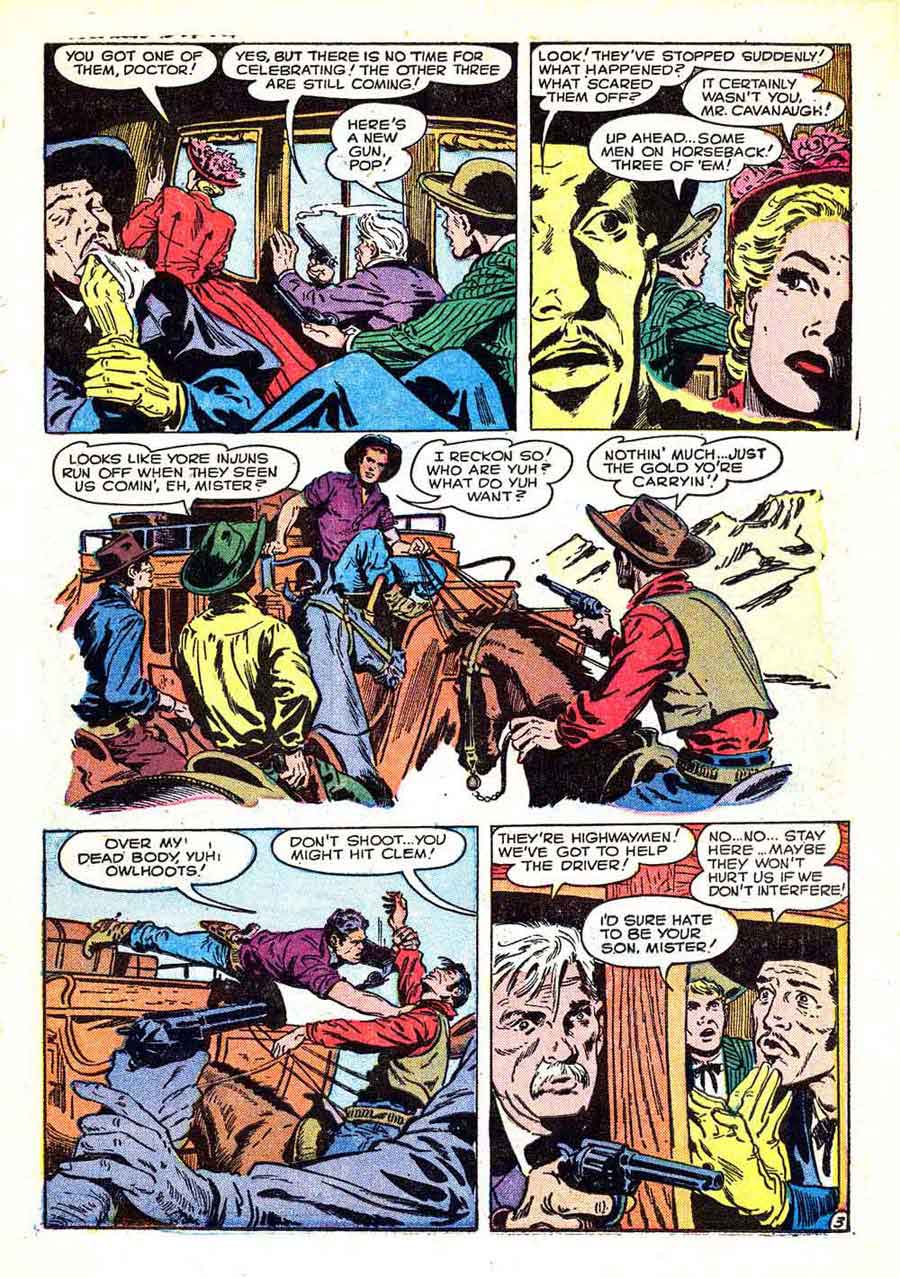 Gunsmoke Western #34 - Matt Baker art - Pencil Ink