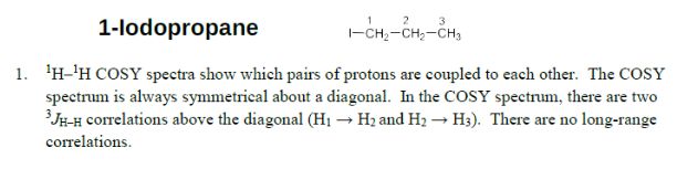 ORGANIC SPECTROSCOPY INTERNATIONAL: 1-IODOPROPANE
