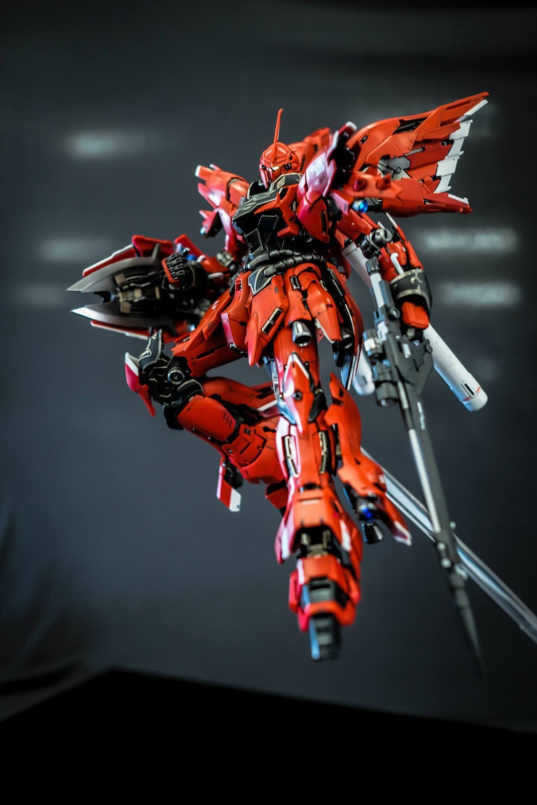Custom Build: MG 1/100 MSN-06S Sinanju [GBWC 2015 Entry]