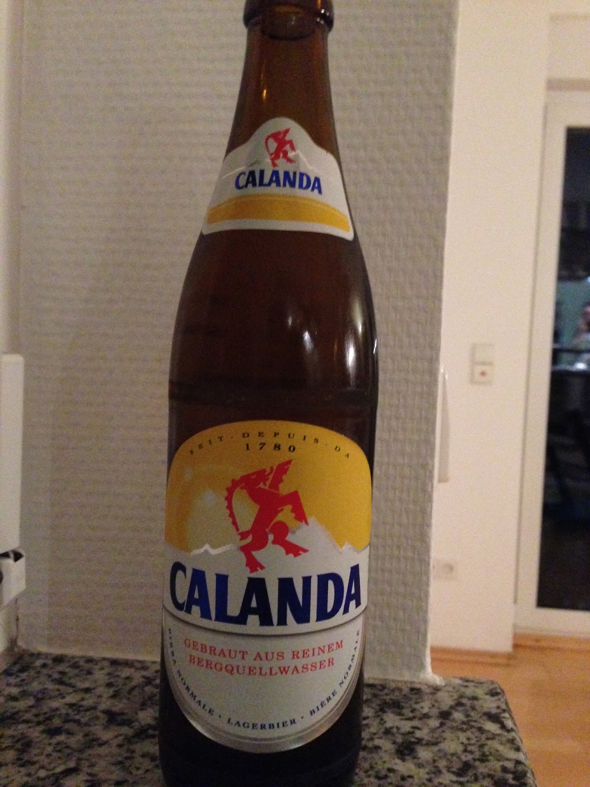 500 years - 500 beers: 1518 - Bier #3 - Calanda Lager