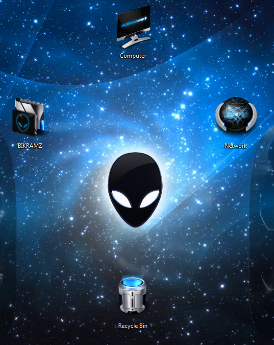 Alienware Inspired Theme For Windows 7 Free - Highpeak