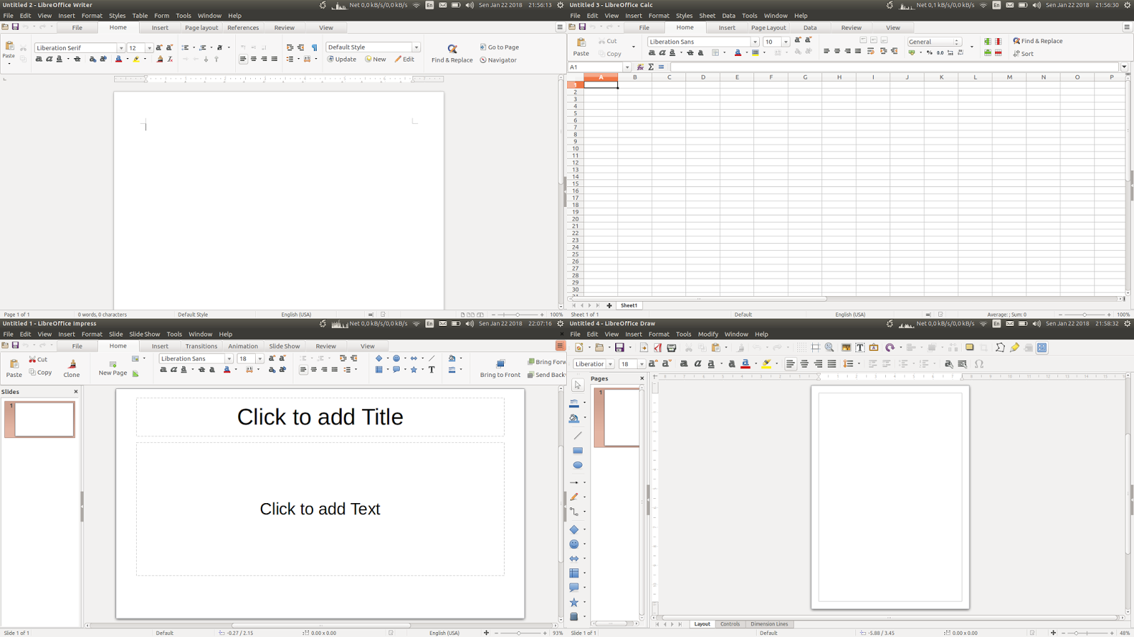 Quick Look at Notebookbar on LibreOffice 6.0