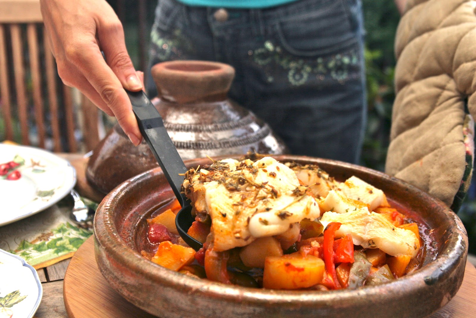 Kuchnia obłędnie zdrowa: Tadżin z ryby w aromatycznej chermouli