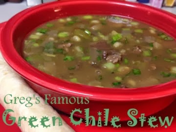 The Devilish Dish: Greg's Famous Green Chile Stew