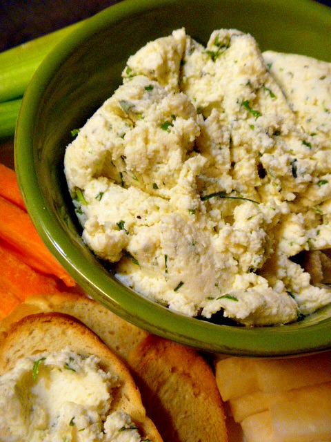 Slice of Southern: Herbed Ricotta and Parmesan Spread