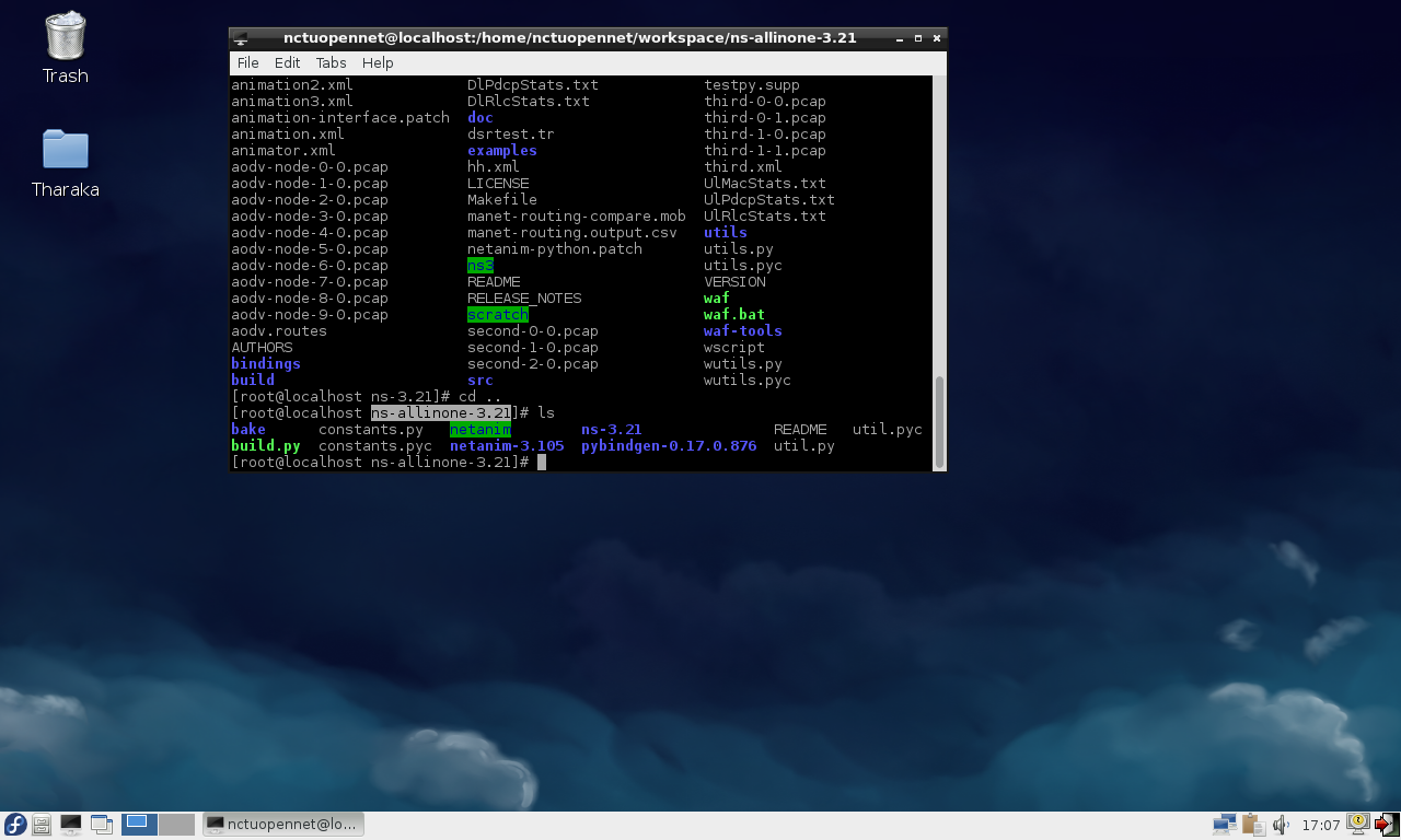 NS3: Installation of netanim in ns3 and testing on first file