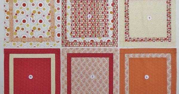 The Colorful Fabriholic: Framed Nine Patch Tutorial, Part 2