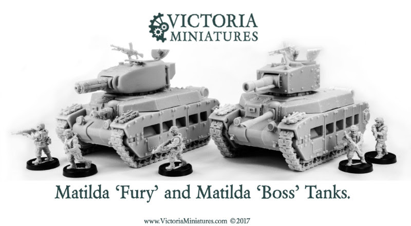 Tabletop Fix: Victoria Miniatures - Matilda Tank Pre-Order
