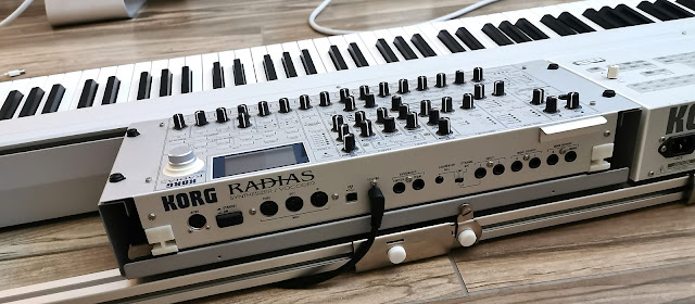 MATRIXSYNTH: Korg M3 88 w/ RADIAS 2010 Silver