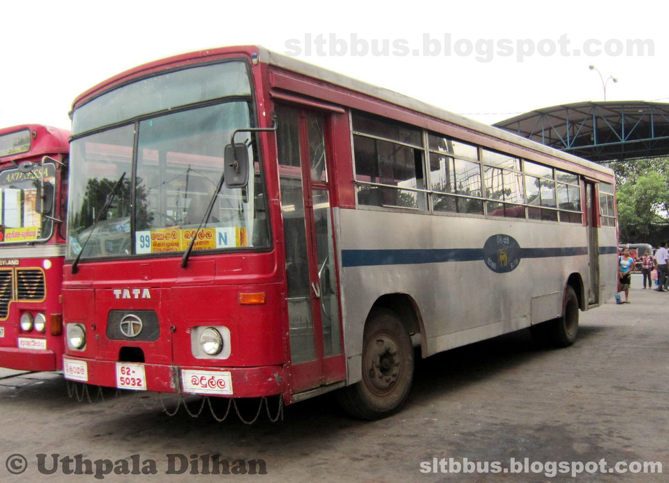 SLTB buses - ශ්‍රී ලංගම බස්: Wesco TATA LPO 1313/55 bus from SLTB ...