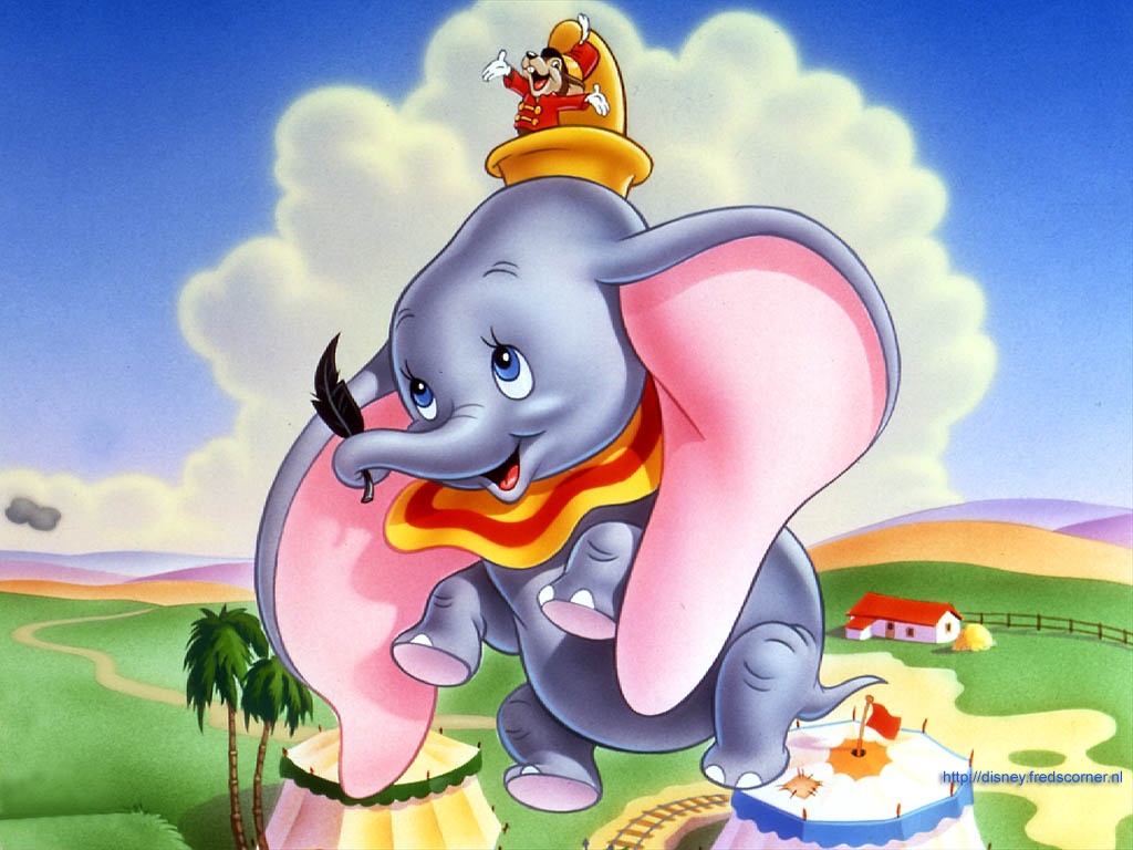 Cartoon Characters and Animated Movies: Dumbo