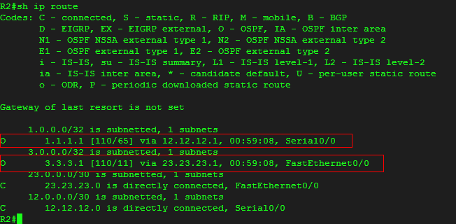 belajar cisco : OSPF Single Area