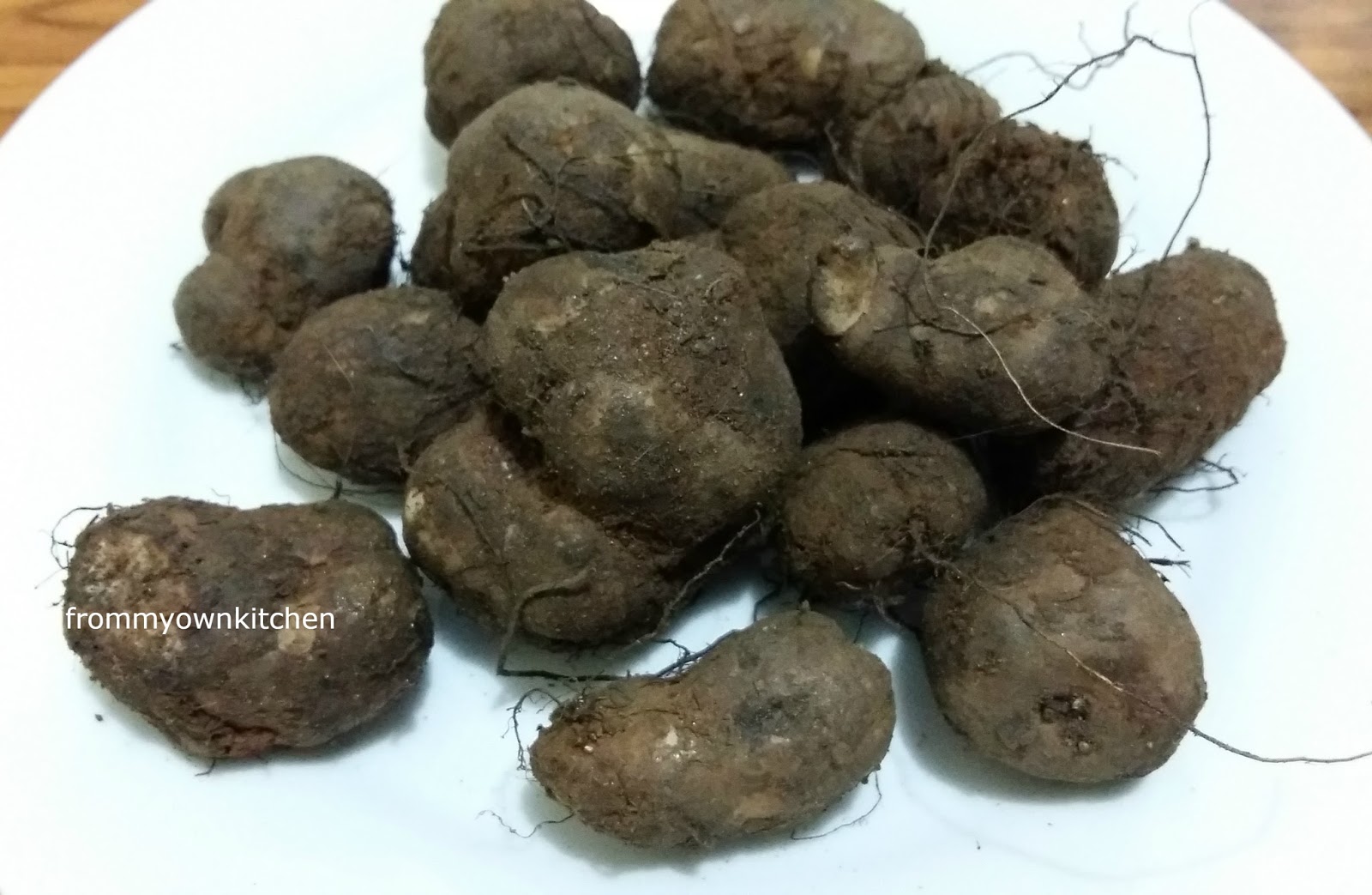 From My Own Kitchen: Koorka Thoran/Chinese Potato Stir Fry