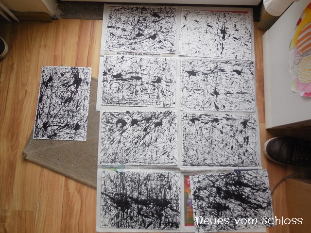 Neues vom Schloss: Ein Murmelbild in schwarz und weiß...