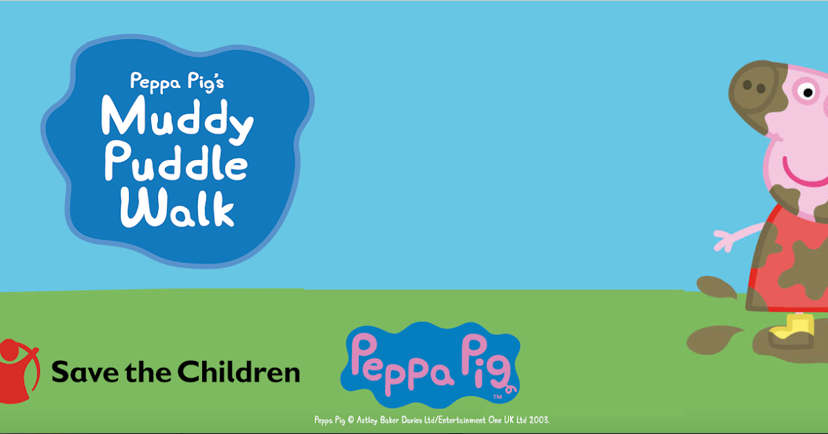 NickALive!: Peppa Pig's Muddy Puddle Walk for Save the Children ...