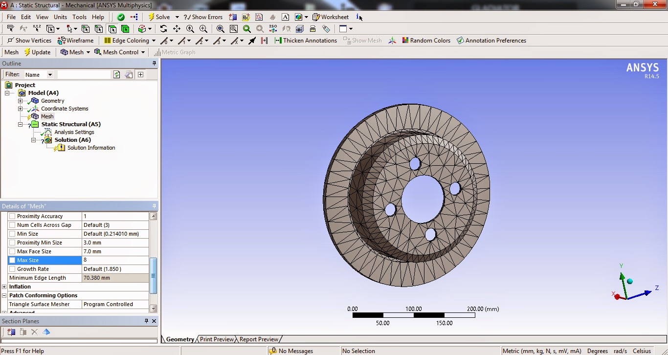 Computer Aided Engineering Tutorials: How to do fine meshing in ANSYS.