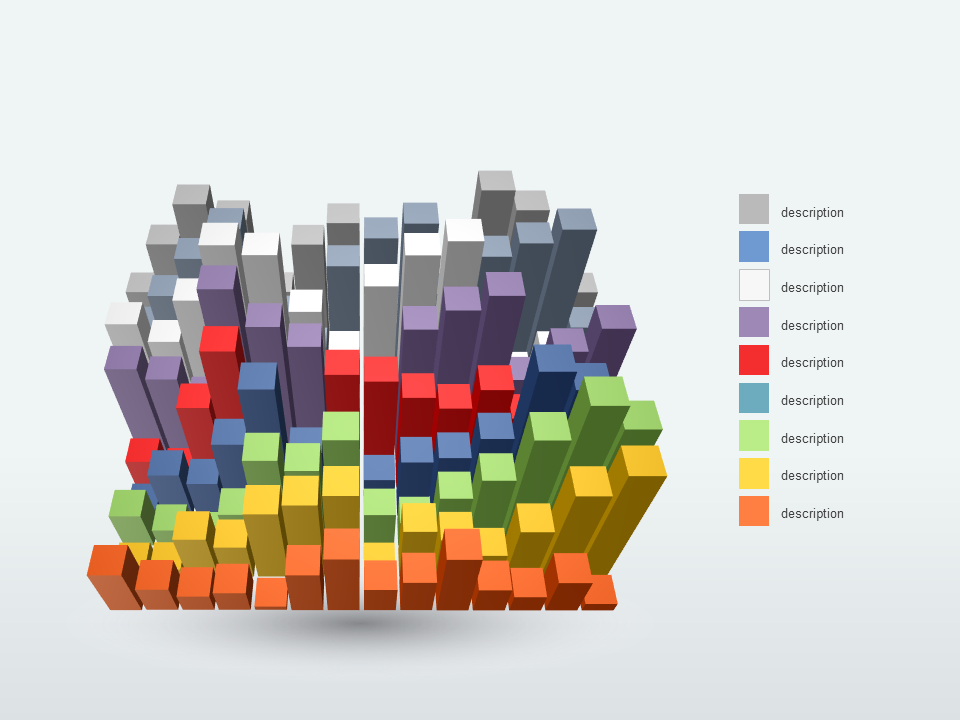 3D Bar Graph PowerPoint Templates - PowerPoint Free