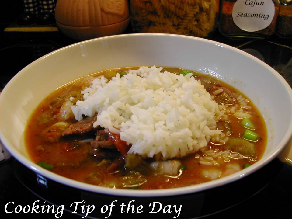Cooking Tip of the Day: Recipe: Gumbo