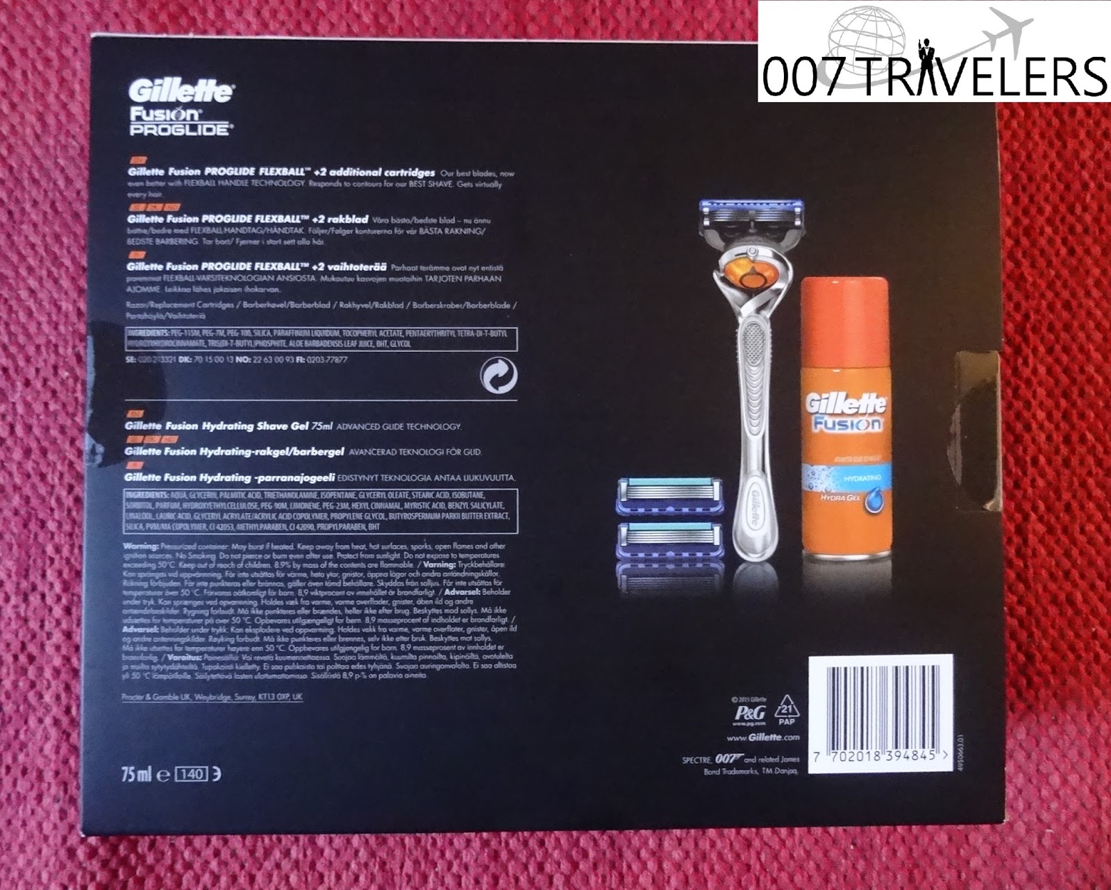 007 Item: SPECTRE 007 Gillette - 007 Travelers