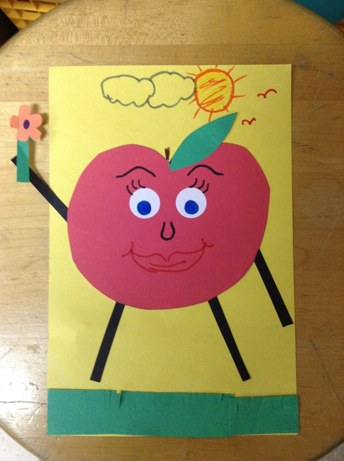 2 Happy Teachers: Adorable Apple Craft