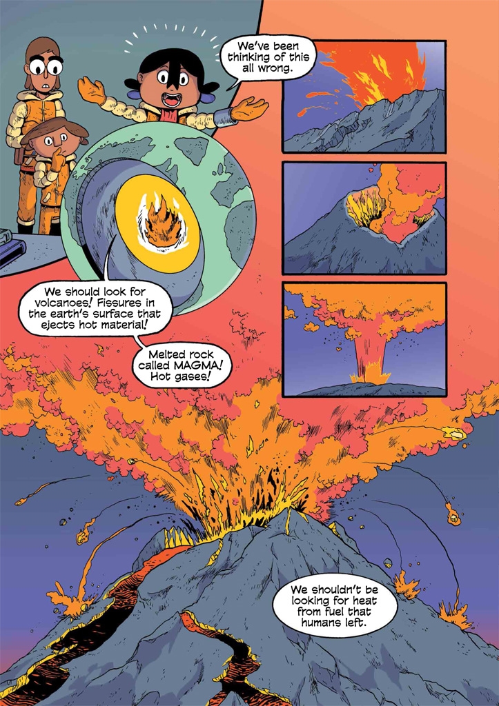 Graphic Novel Resources: Science Comics: Volcanoes: Fire and Life