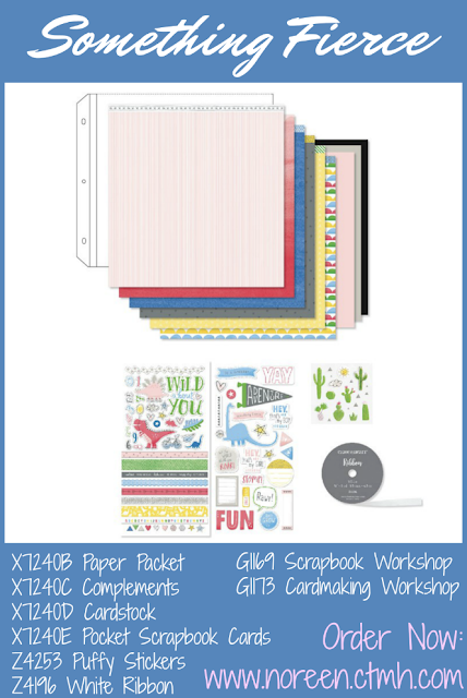 Noreen's Scrap N Chat: CTMH Something Fierce Wild Scrapbook Layout