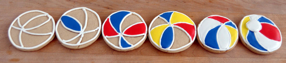 Beki Cook's Cake Blog: Beach Ball Cookies