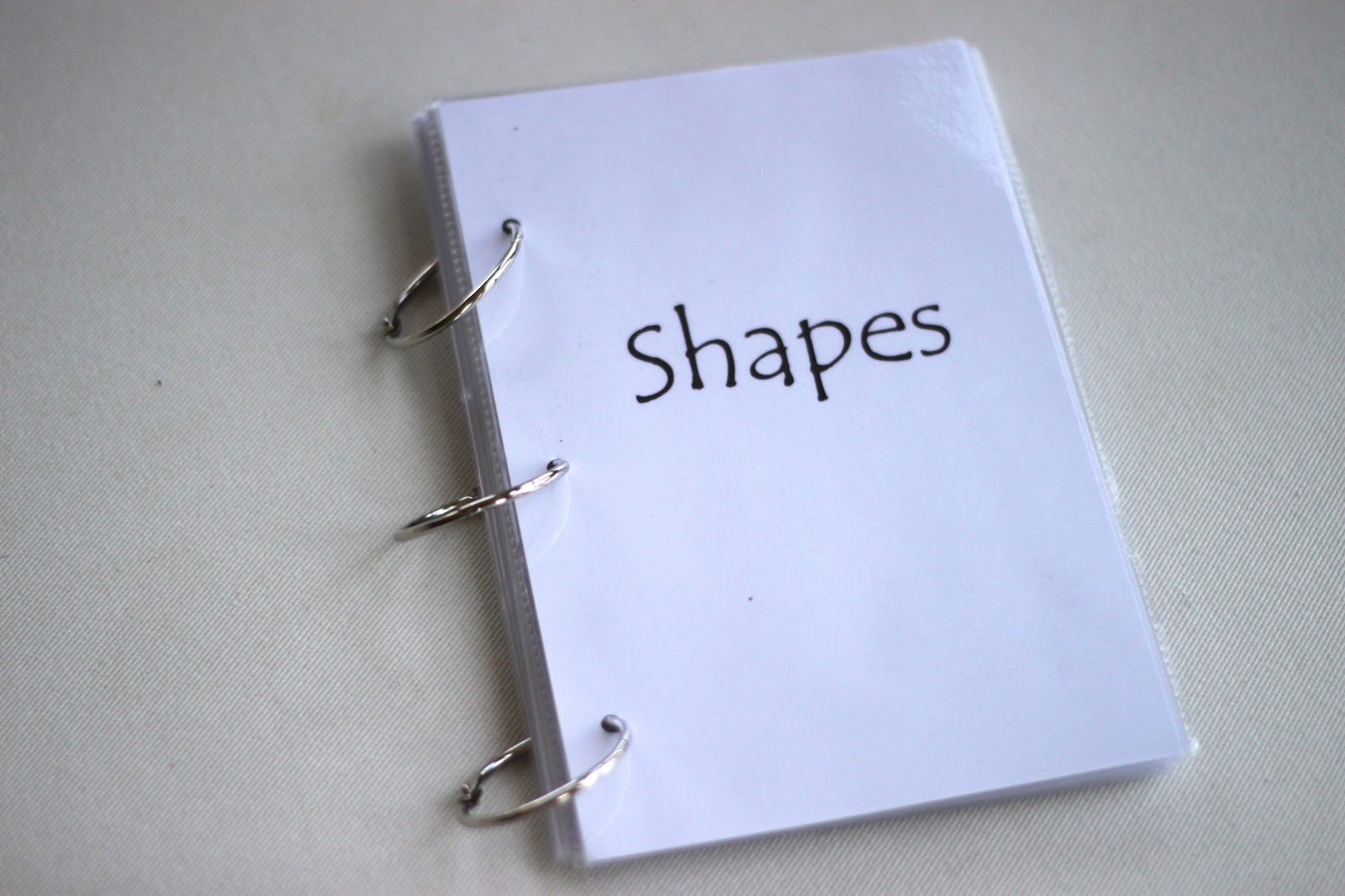 Playing House: DIY Shapes Book