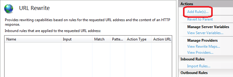 IIS 7 : Redirect domain.com to www.domain.com | dotnetExpertGuide.com
