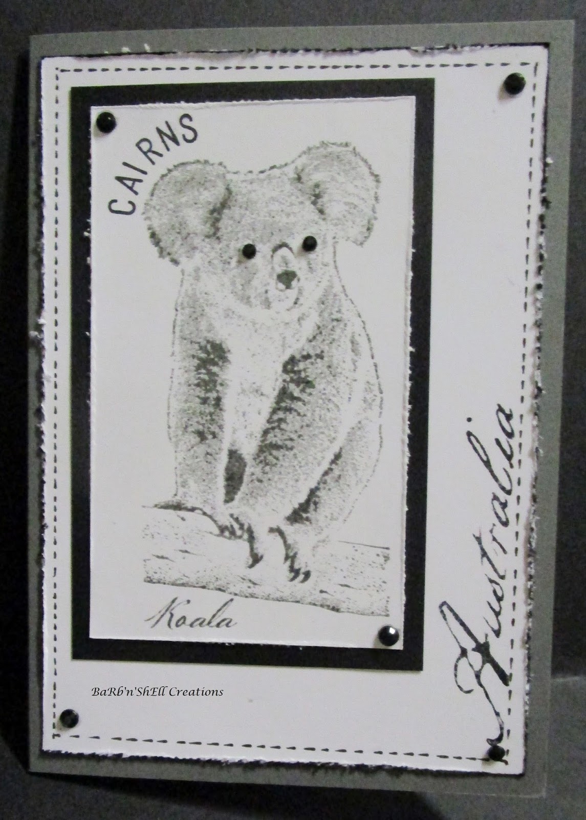 BaRb'n'ShEll Creations: Australia Cards...