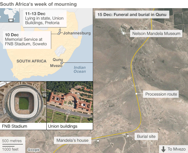 Cuba, Isla Mía : Descansa Nelson Mandela en su aldea natal de Qunu ...