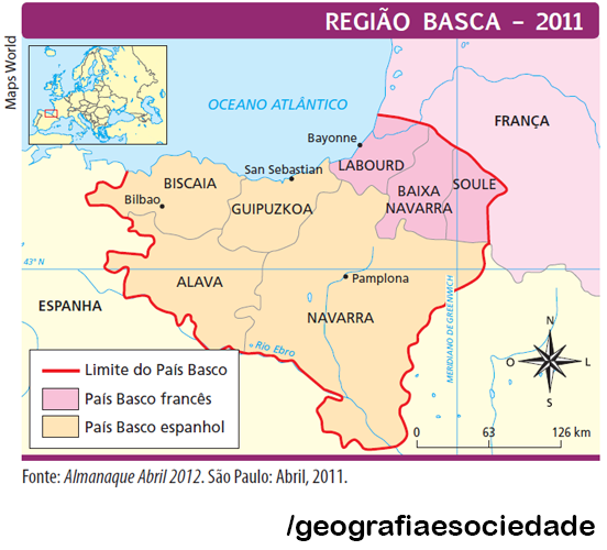 Professor Wladimir - Geografia: Diversidade Geográfica do "País Basco"