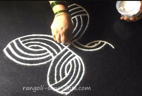 Easy rangoli designs - beginners