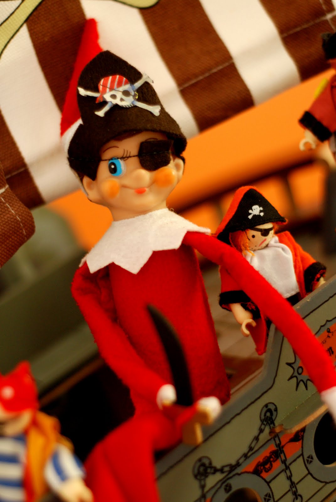 Cherishing the Inbetweens: Elf on a shelf: Day 10 Ahoy Chippy!