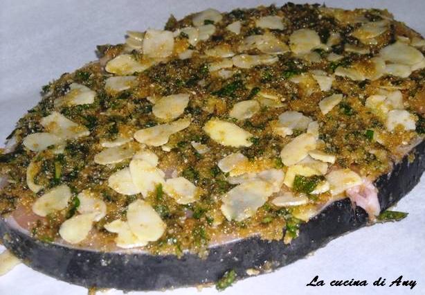 La cucina di Any: Peste spada in crusta de ierburi aromatice si migdale ...
