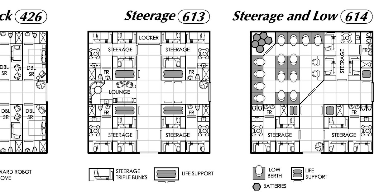 Yet Another Traveller Blog: Passenger Deck/Steerage Geomorphs and ...