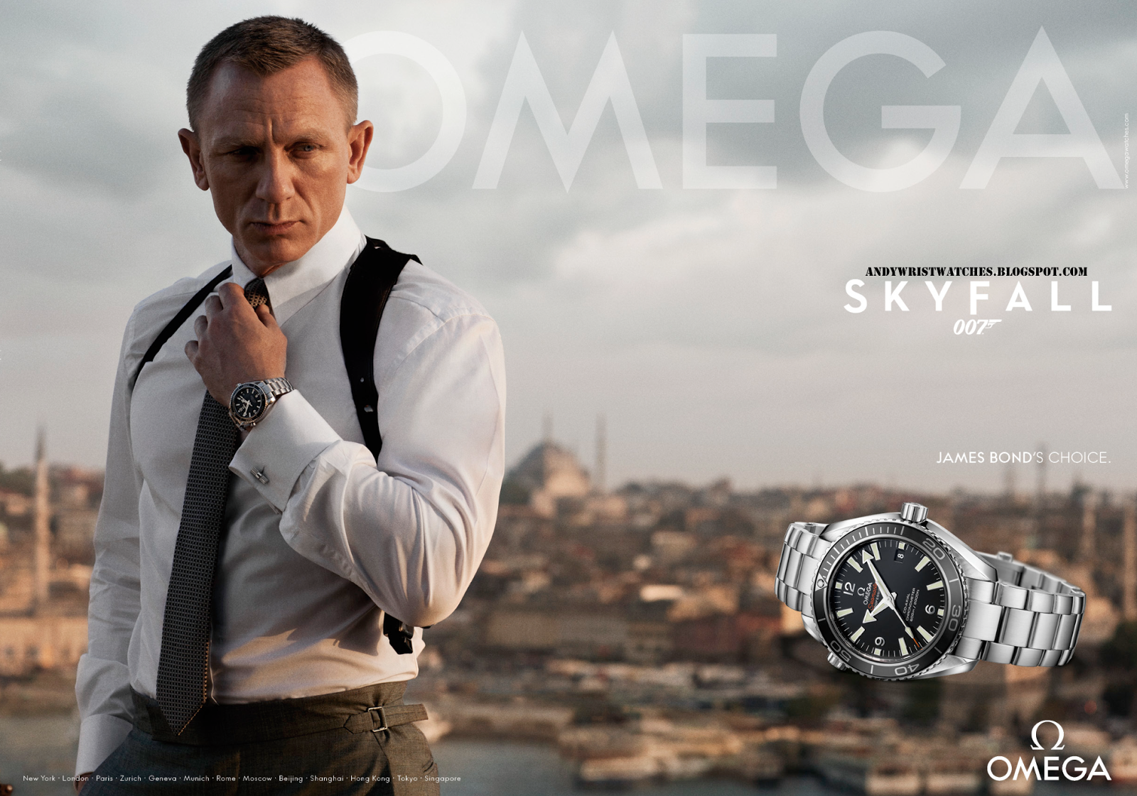 C-segment Wrist Watches: Omega Seamaster Planet Ocean : James Bond ...