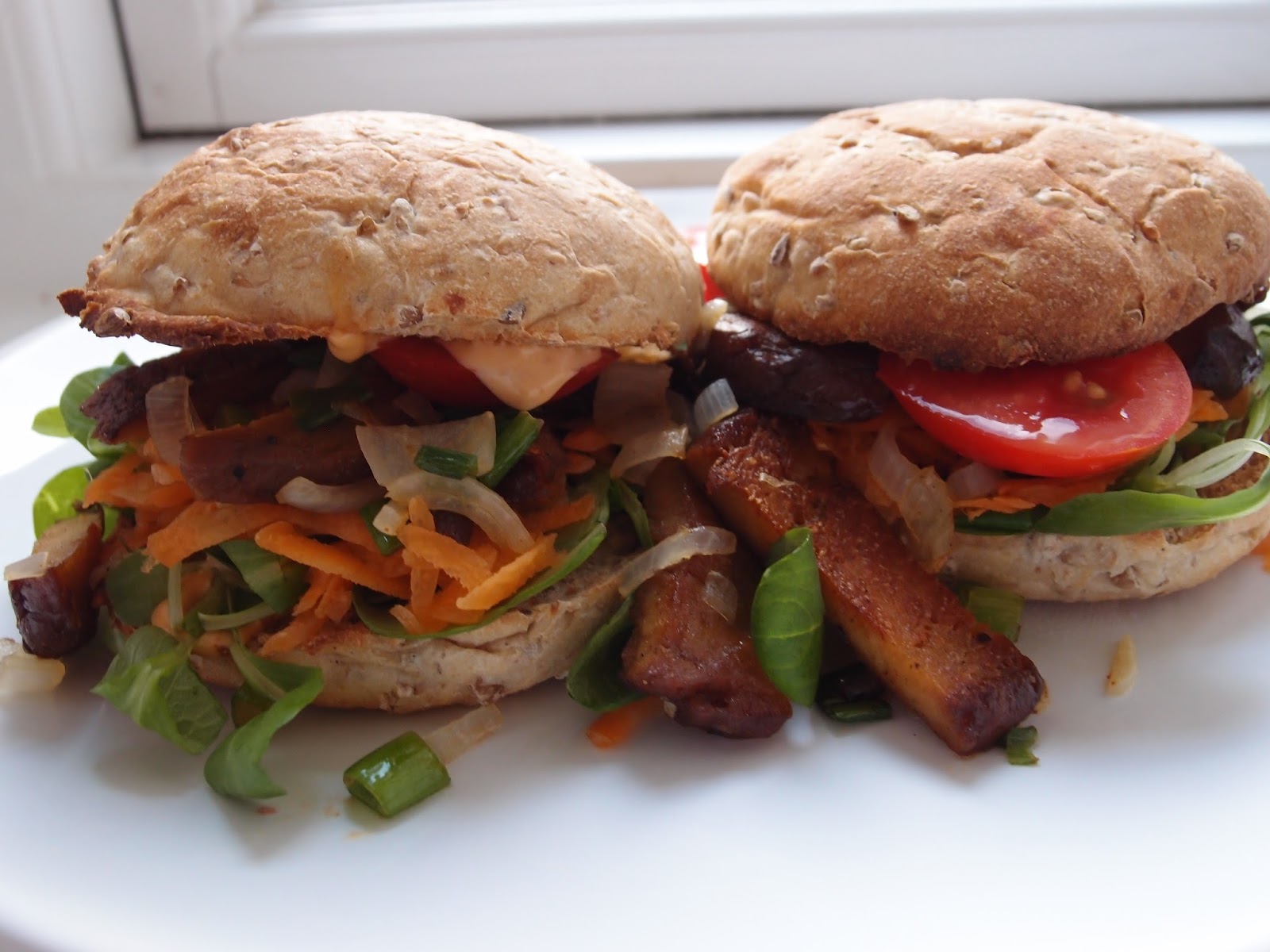 The VegHog: Seitan sandwiches