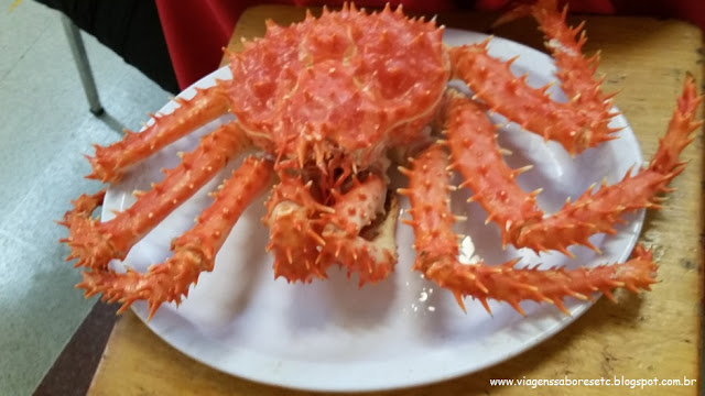 Viagens Sabores Etc.: Onde comer Centolla em Santiago no Chile?