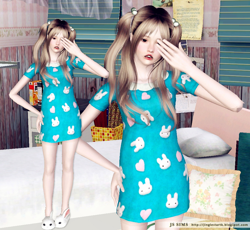 [JS SIMS 3] Little Rabbit Sleepwear