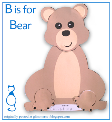 Glimmercat Education: Butterflies, Bats, Buses and Bears! Crafts for ...