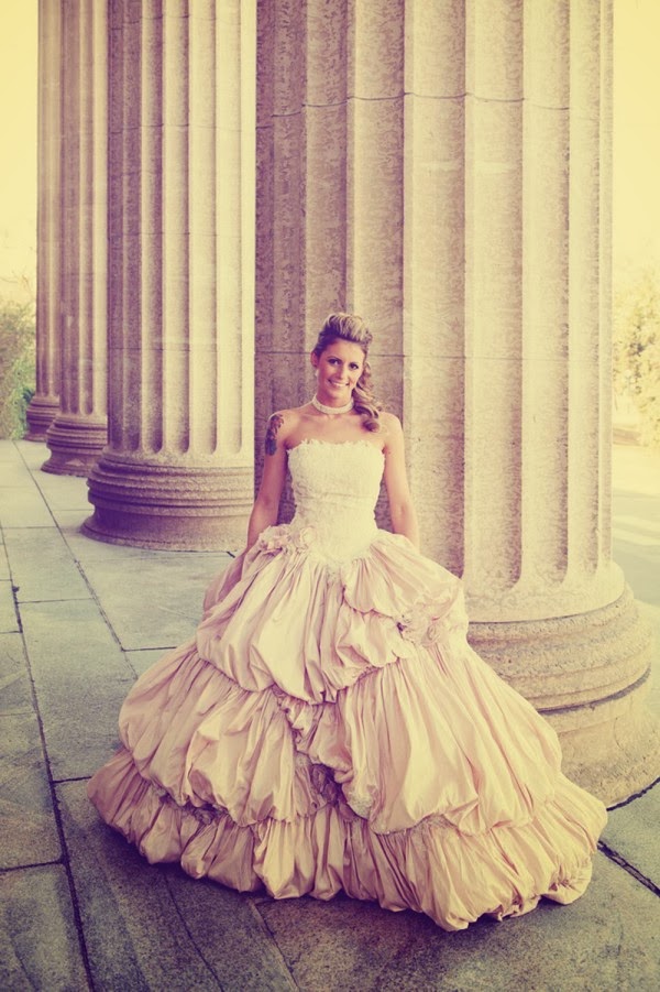 DressyBridal: Colored,Dramatic and Unusual Ball Gown Wedding Dresses