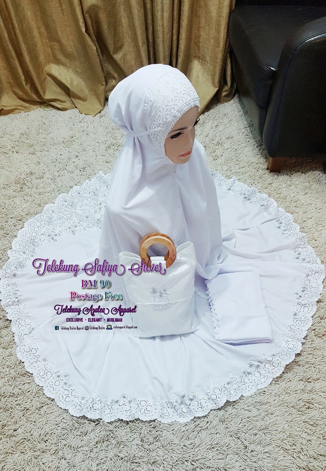 Telekung Solat Berkualiti, Murah dan Elegen: February 2018